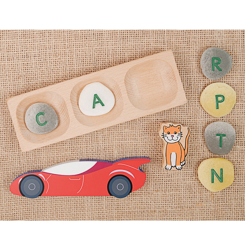 Sensory Play Essential: Yellow Door® Tactile Uppercase Alphabet Pebbles